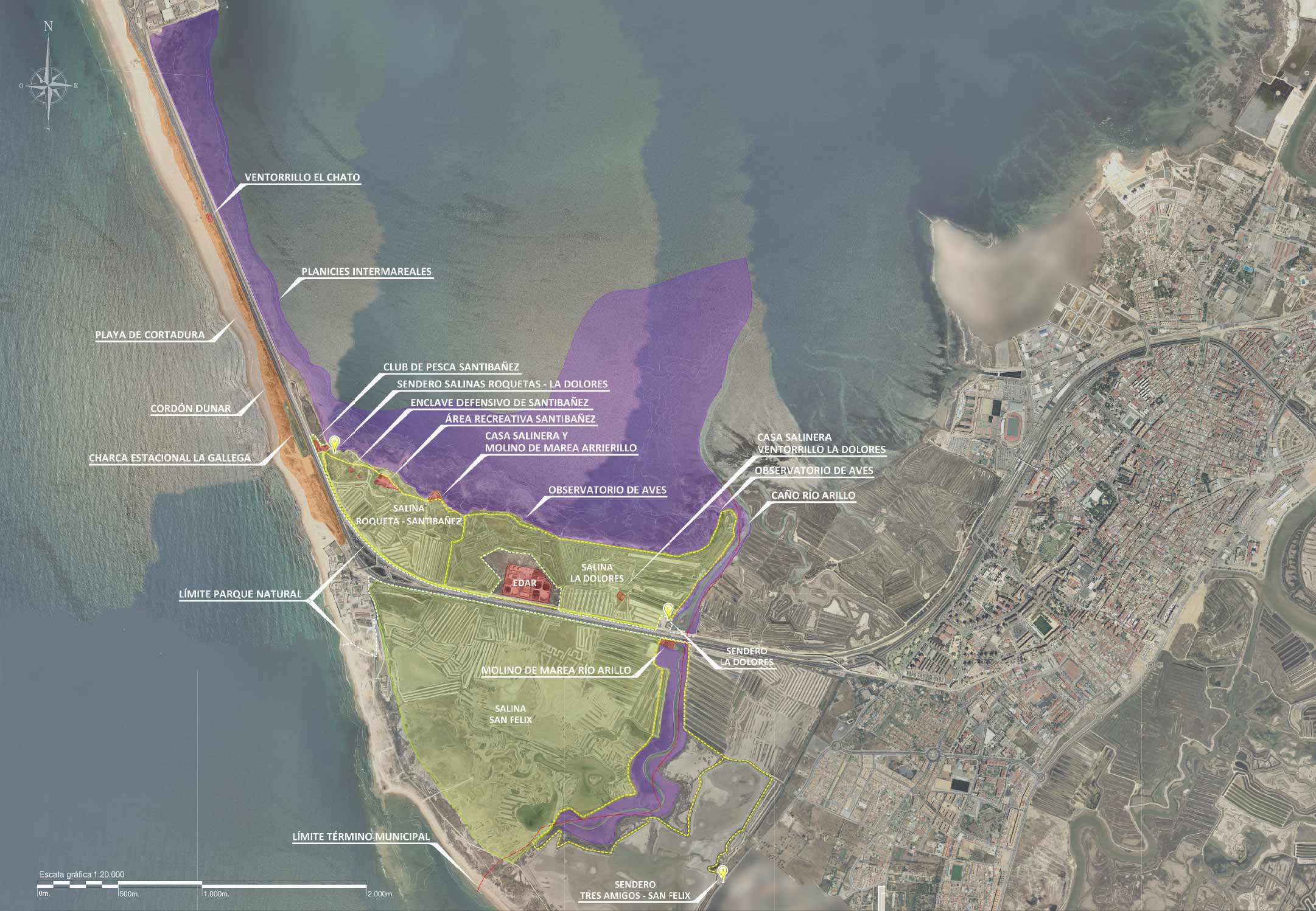 Parque Natural Bahía de Cádiz | Zonas Verdes, Parques y Jardines de Cádiz